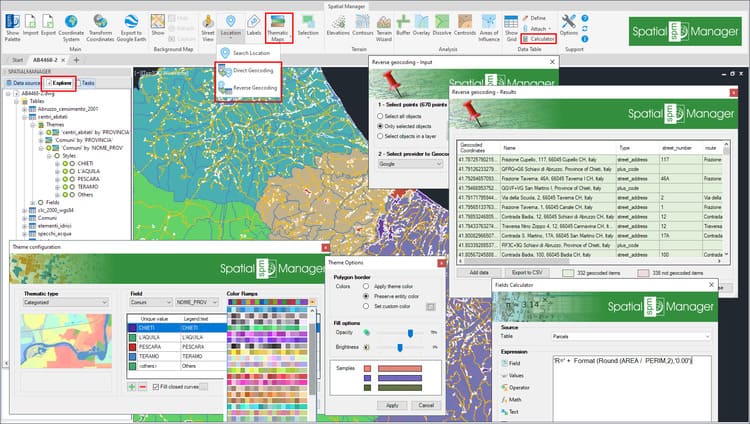‘Spatial Manager’ 8 - Thematics, Geo-coding and more - Blog